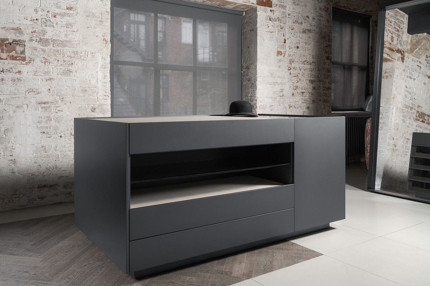 Poliform Set-Up Wardrobes and Island – Stephen Neall Interiors Shop