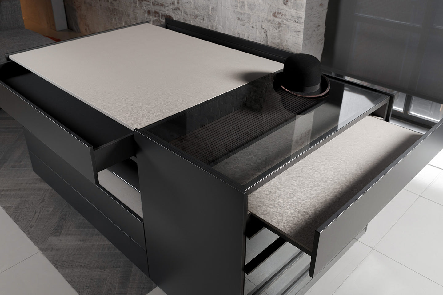 Poliform Set-Up Wardrobes and Island – Stephen Neall Interiors Shop