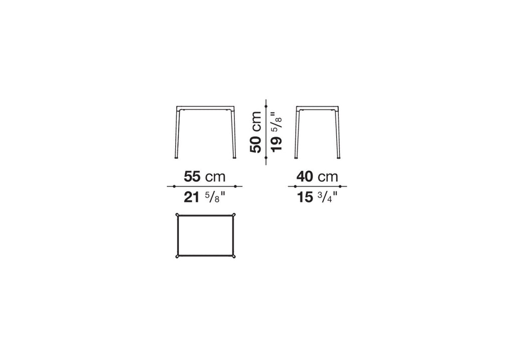 B&B Italia Mirto Small Indoor Table – Stephen Neall Interiors Shop